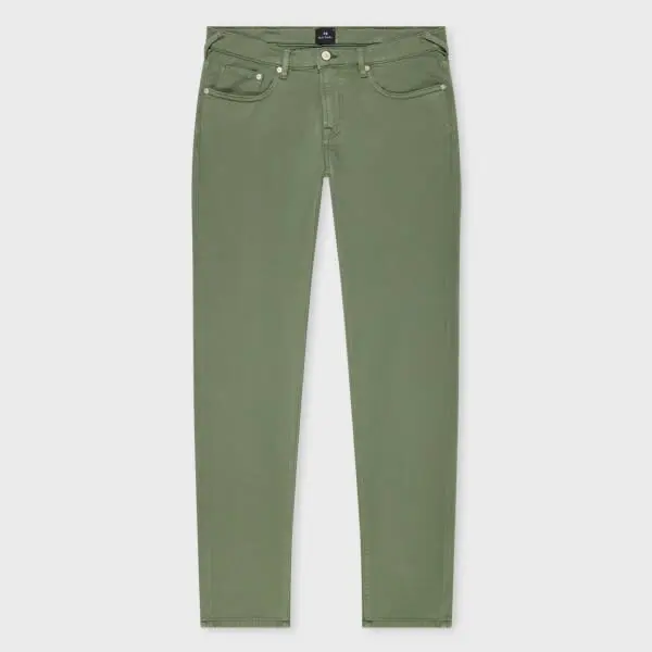Paul Smith Tapered-fit Gart Dyed Jeans - Green