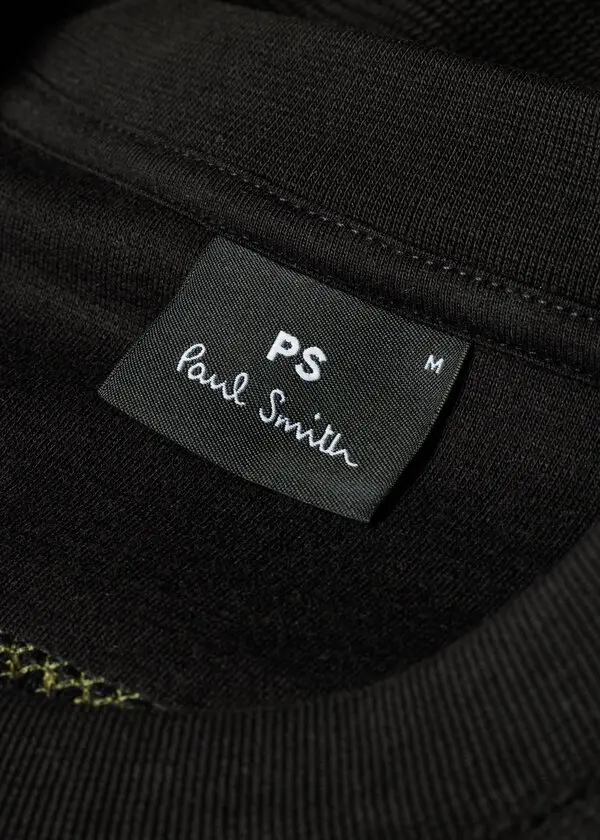 Paul Smith Textured Sweatshirt With Contrast Embroidery