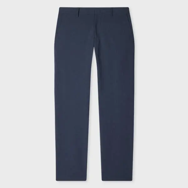 Paul Smith Seersucker Check Drawstring Trousers