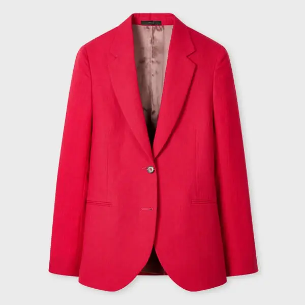 Paul Smith Linen Blazer - Pink