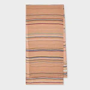 Paul Smith Signature Stripe' Silk-blend Scarf - Pink