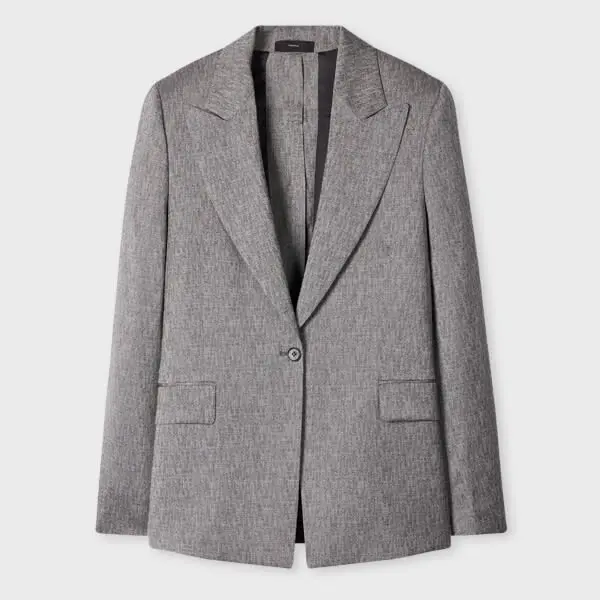 Paul Smith Textured Jacquard Blazer - Grey