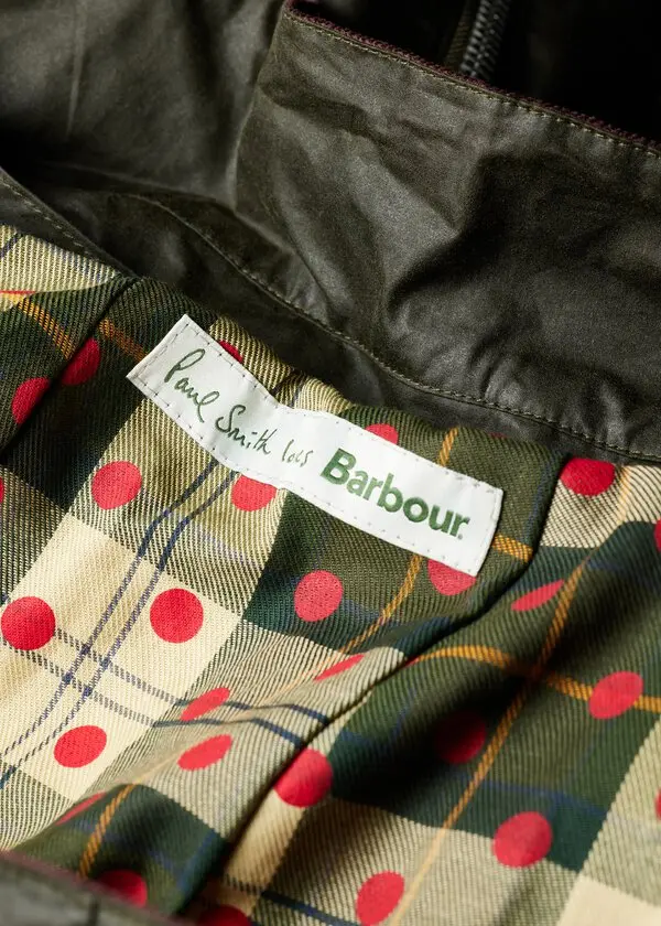 PAUL SMITH LOVES BARBOUR Bedale Waxed Jacket - Green