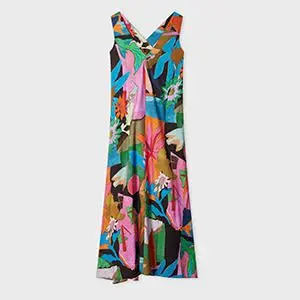 Paul Smith River Collage Maxi Dress
