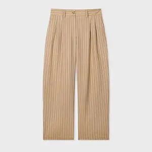 Paul Smith Wool Stripe Trousers - Brown