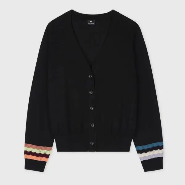 Paul Smith Zig Zag Sleeve Cardigan