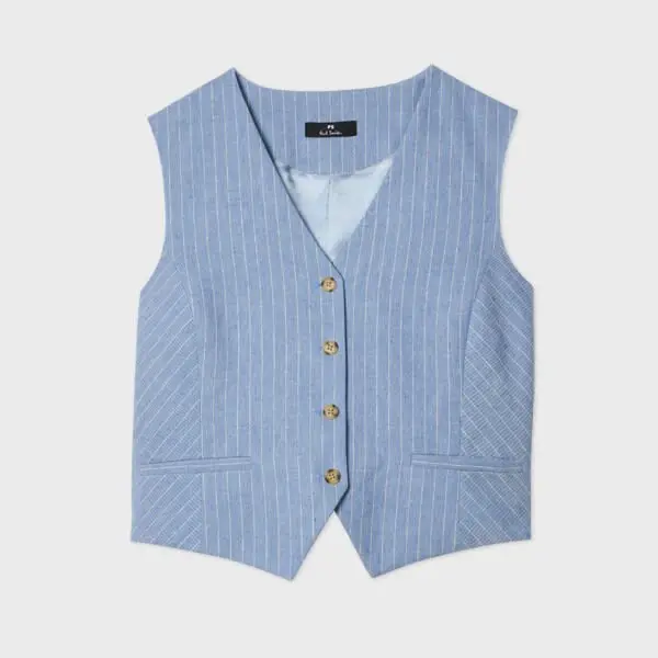 Paul Smith Light Pinstripe Waistcoat