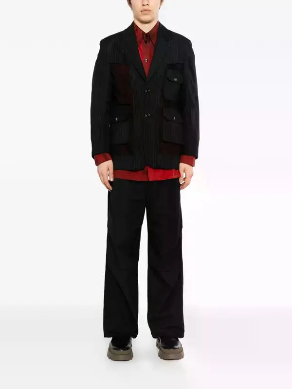 Andersson Bell Pinstripe Patch Pocket Jacket