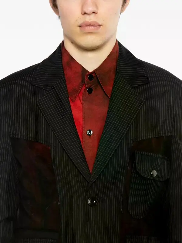 Andersson Bell Pinstripe Patch Pocket Jacket