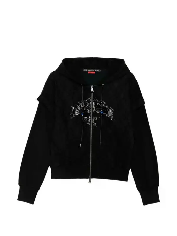Andersson Bell Patterned Hooded Jacket