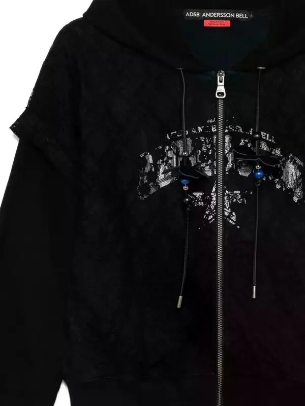 Andersson Bell Patterned Hooded Jacket