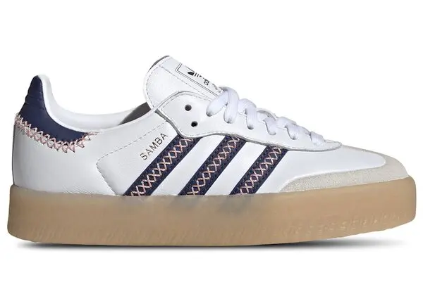 Adidas Sambae Sneakers - Cloud White/dark Blue/glow Pink