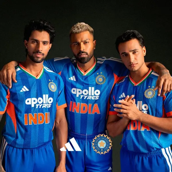 Adidas India T20 International 2026 Jersey - Bright Royal