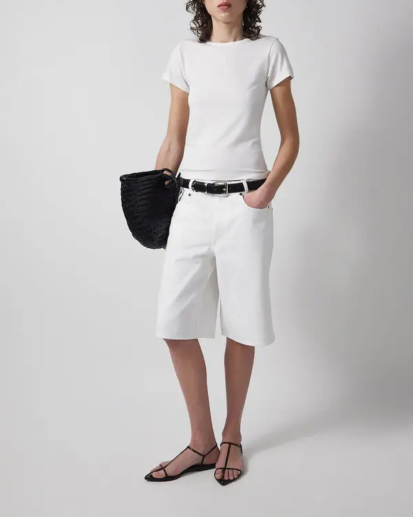 HOUSE OF DAGMAR Baggy Fit Denim Shorts