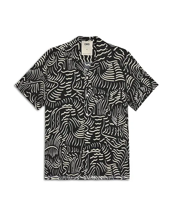 Oas Tar Lorenzo Viscose Shirt - Black