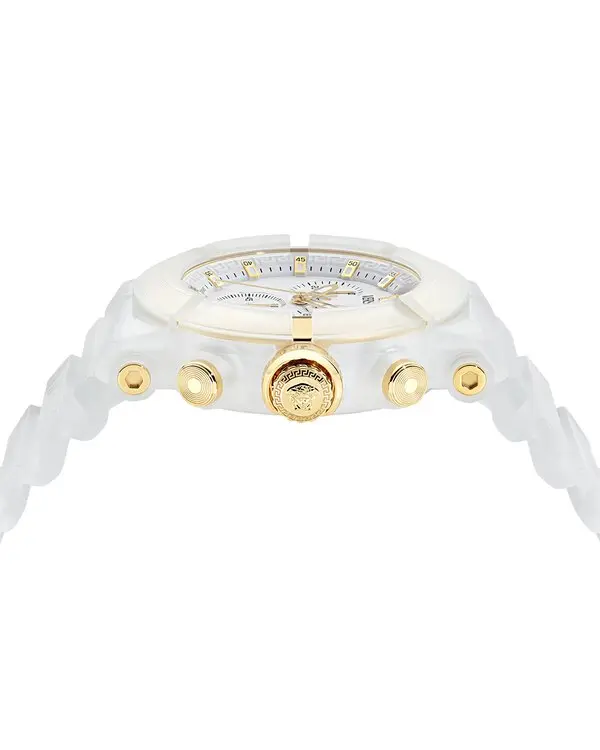 Versace Real Active Chronograph, 45mm - White