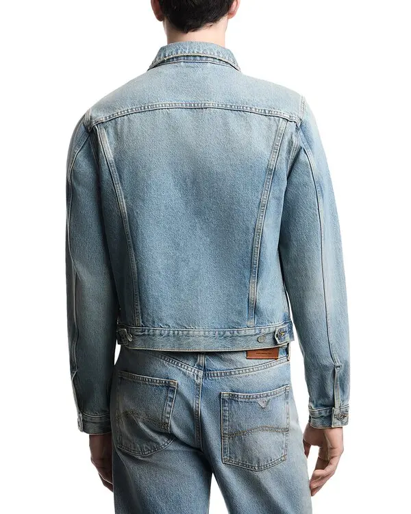 Emporio Armani Blouson Denim Jacket - Light Blue Denim