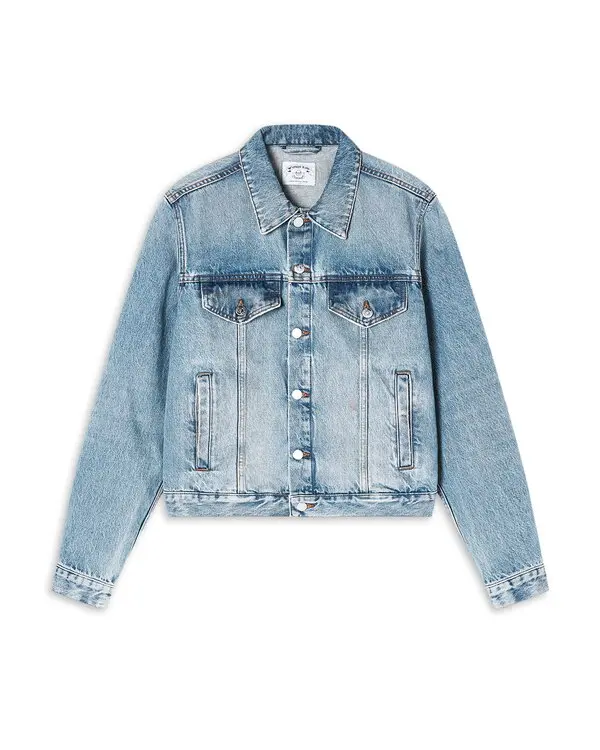 Emporio Armani Blouson Denim Jacket - Light Blue Denim