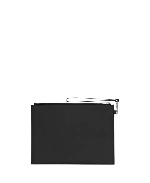 Saint Laurent Paris Zipped Tablet Holder - Noir