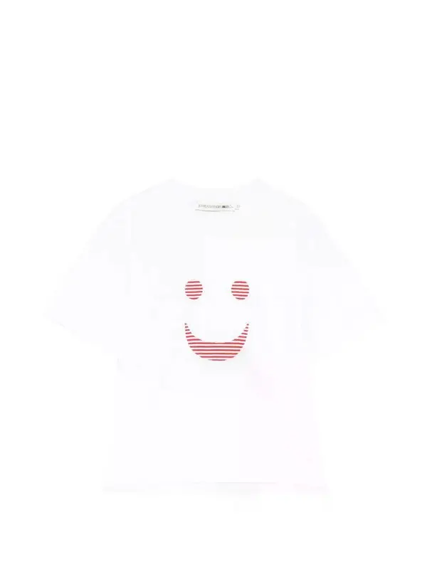 Joshua Sanders Smiley Print T-shirt - White