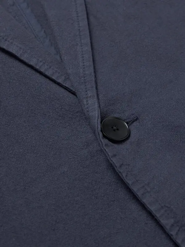 Folk Lunar Linen And Cotton-blend Blazer