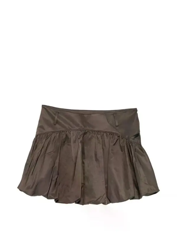 Andersson Bell Mini Skirt With Zip Pocket - Brown
