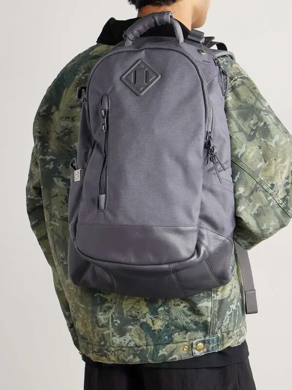 Visvim Leather-trimmed Cordura® Backpack