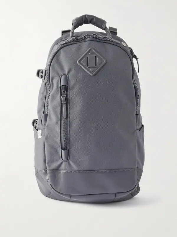 Visvim Leather-trimmed Cordura® Backpack - Gray