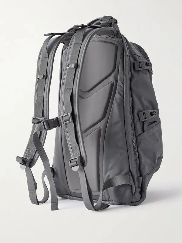 Visvim Leather-trimmed Cordura® Backpack - Gray