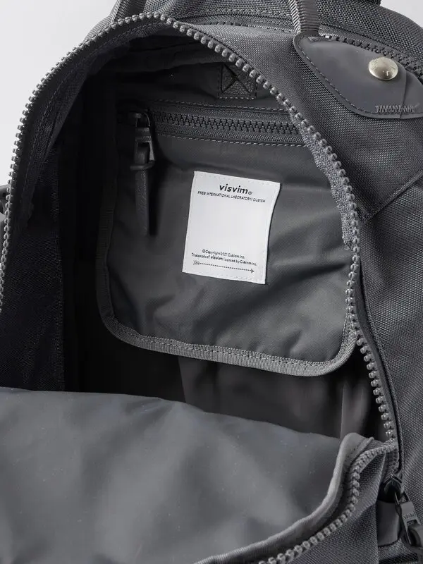 Visvim Leather-trimmed Cordura® Backpack - Gray
