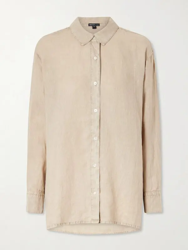 JAMES PERSE Linen Canvas Shirt