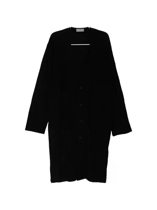 Yohji Yamamoto Button Quilted Jacket - Black