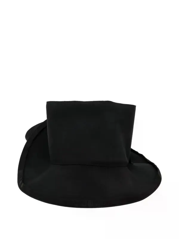 Comme Des Garçons Wool Fedora Hat - Black