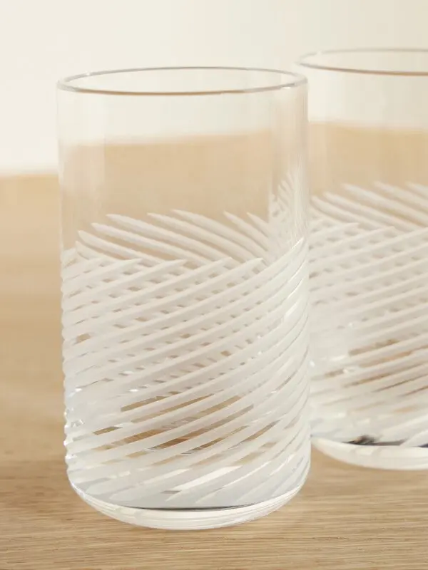 Brunello Cucinelli Set Of Two Whisky Glasses