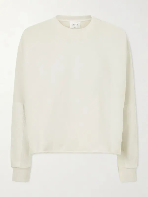 LESET Jamie Cotton-jersey Pullover Sweater