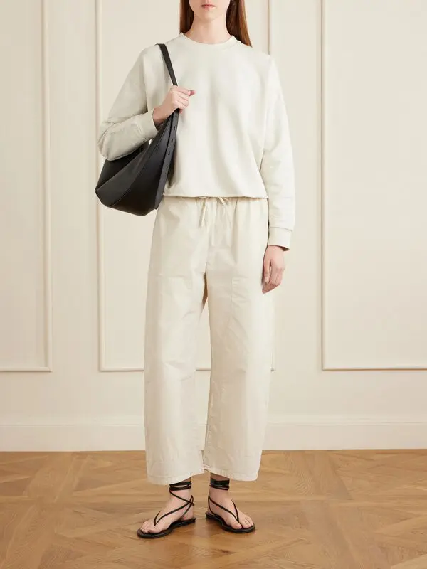 LESET Jamie Cotton-jersey Pullover Sweater