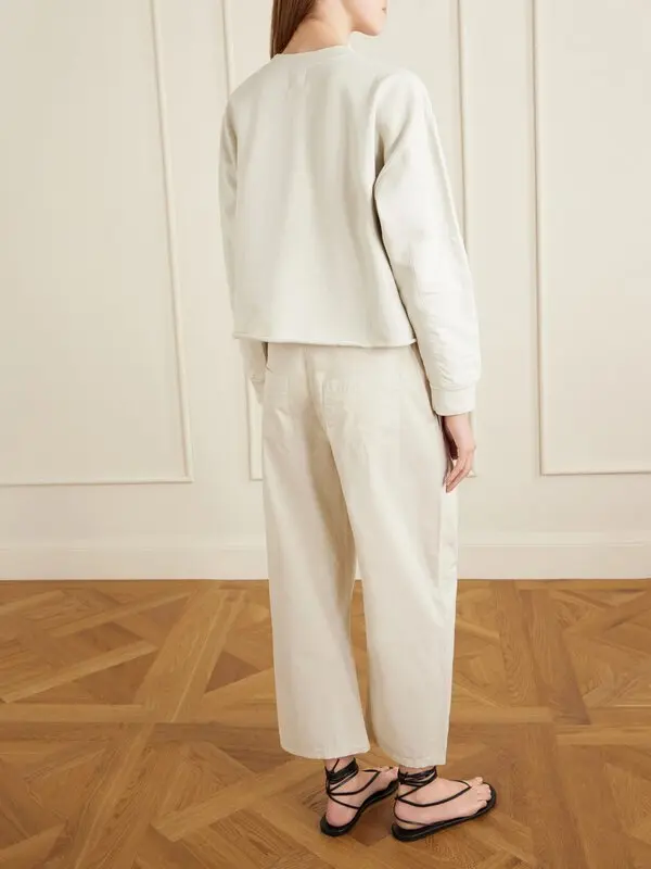 LESET Jamie Cotton-jersey Pullover Sweater