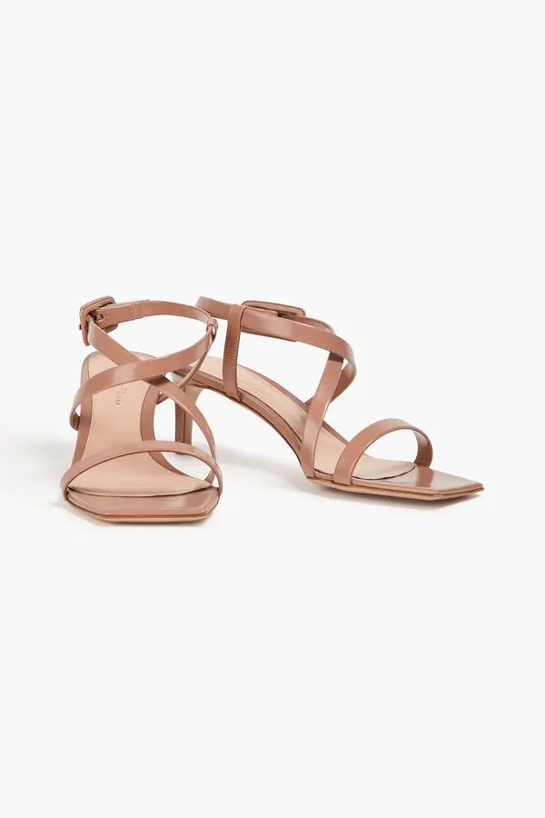 GIANVITO ROSSI Lindsay 55 Leather Sandals - Blush