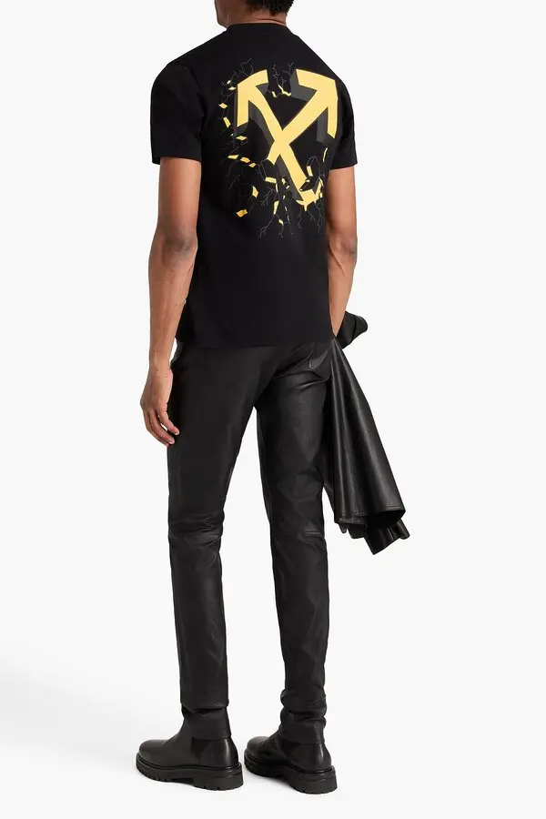 Off-White Printed Cottonjersey Tshirt