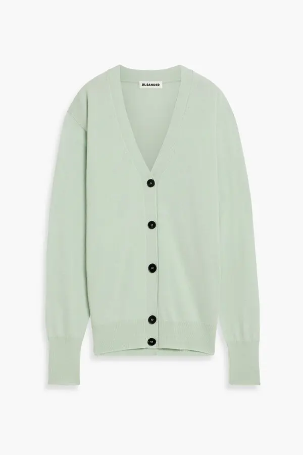 JIL SANDER Cashmere Cardigan - Mint