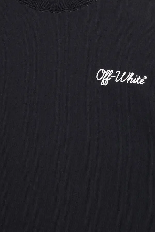 Off-White Printed Cottonjersey Tshirt - Black