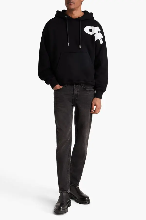 Off-White Printed Cotton-terry Hoodie