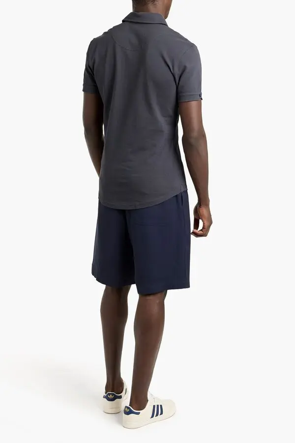 Orlebar Brown Sebastian Cottonpiqué Polo Shirt - Anthracite