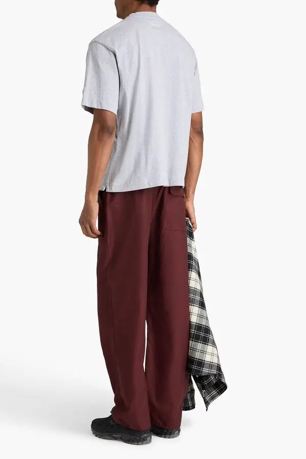 Off-White Printed Cottonjersey Tshirt - Light Gray