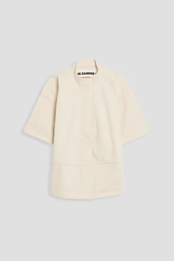 JIL SANDER Paneled Denim Shirt