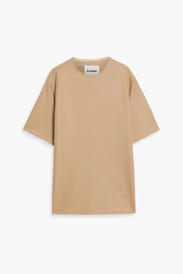 JIL SANDER Wool-flannel Top