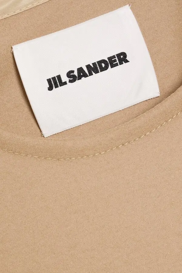 JIL SANDER Wool-flannel Top