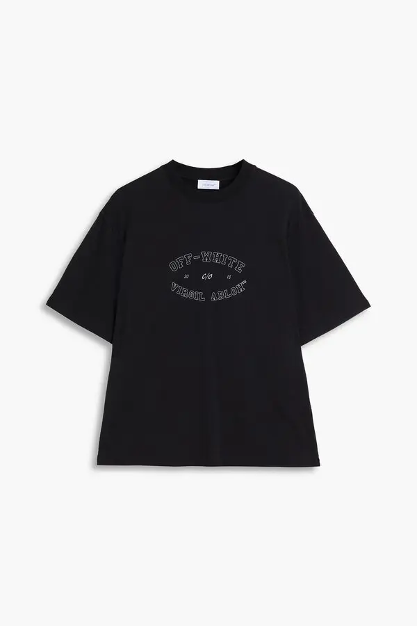 Off-White Printed Cottonjersey Tshirt
