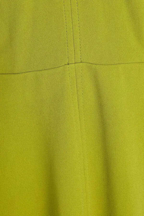 Victoria Beckham Stretch-crepe Midi Dress - Leaf Green