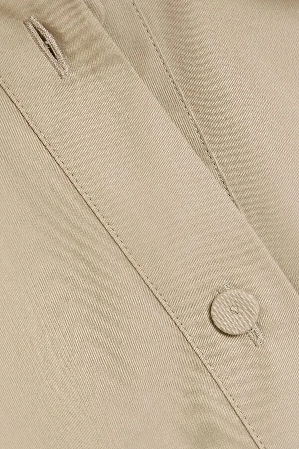 JIL SANDER Oversized Cotton-poplin Shirt - Mushroom